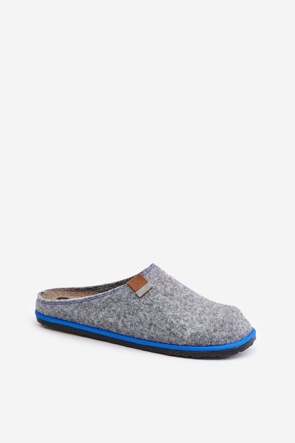 MEN'S INBLU HOME SLIPPERS LIGHT GREY