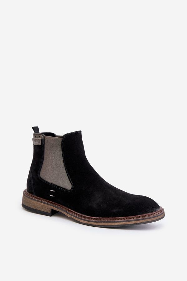 BIG STAR SHOES SUEDE CHELSEA BOOTS MEN BIG STAR