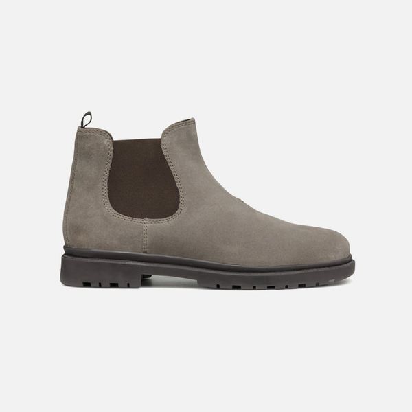 BEIGE MEN'S ANKLE SHOES GEOX ANDALO - MEN'S