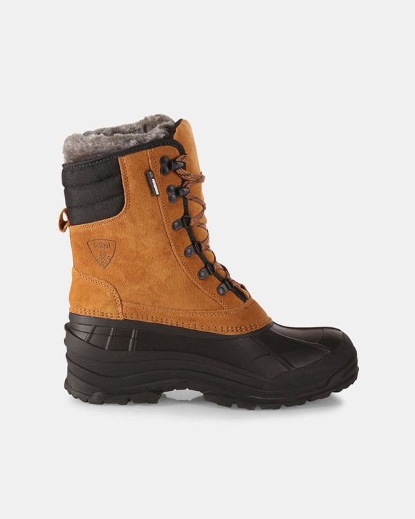 Winter insulated waterproof footwear Kilpi ANTARTIC HIGH WP-M Brown