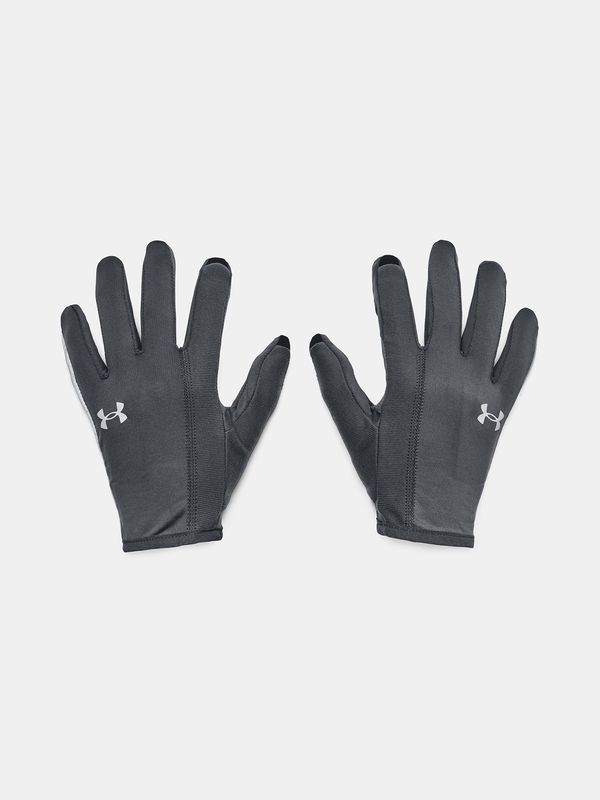 UNDER ARMOUR GLOVES UA STORM RUN LINER-GRY - MEN