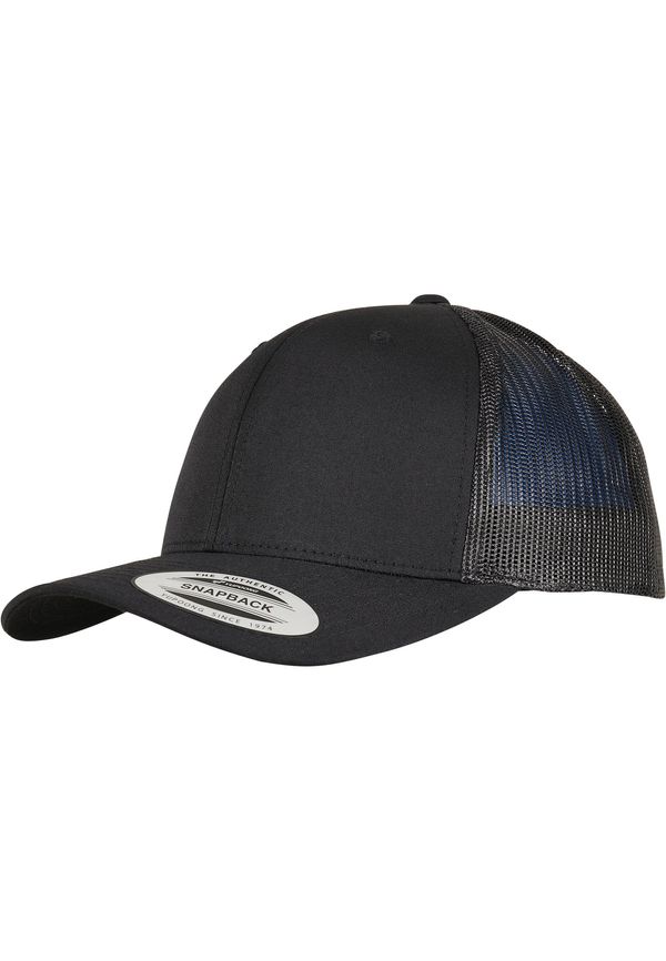 RECYCLED POLYESTER TRUCKER CAP BLACK
