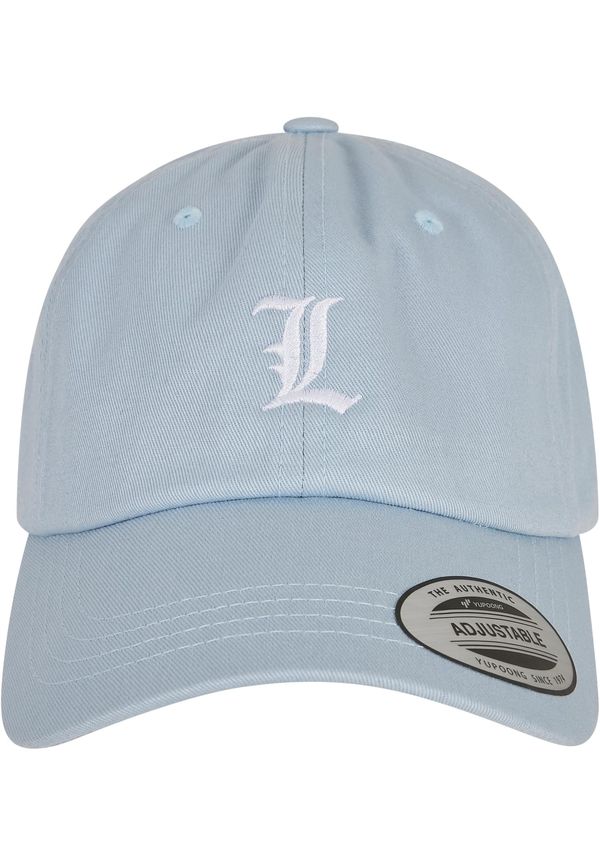 LETTER LIGHT BLUE LOW PROFILE CAP L