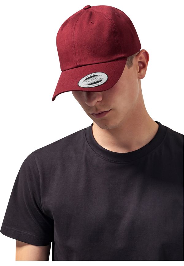 CHESTNUT-COLORED LOW-PROFILE COTTON TWILL