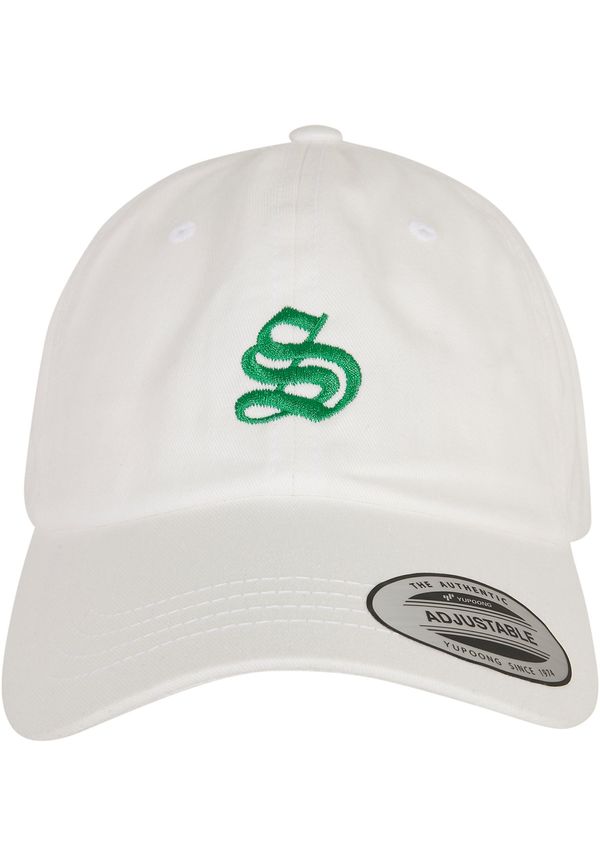 LETTER WHITE LOW PROFILE CAP S