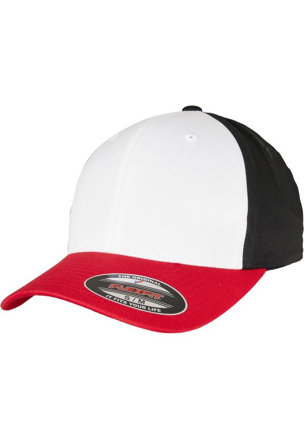 3-TONE FLEXFIT RED/WHITE/BLACK
