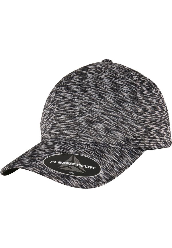 FLEXFIT DELTA UNIPANEL CAP MELANGE BLACK