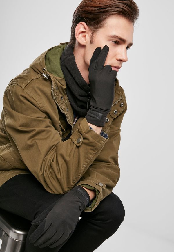 LOGO CUFF PERFORMANCE GLOVES BLACK