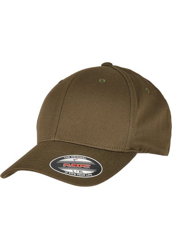 FLEXFIT BEANIE MADE OF ORGANIC COTTON, BURNT OLIVE