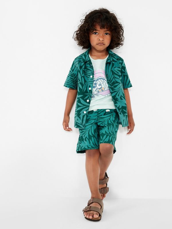 GAP KIDS COTTON SHIRT PALM - BOYS