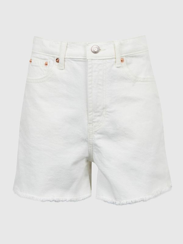 GAP KIDS DENIM SHORTS MOM HIGH RISE - GIRLS