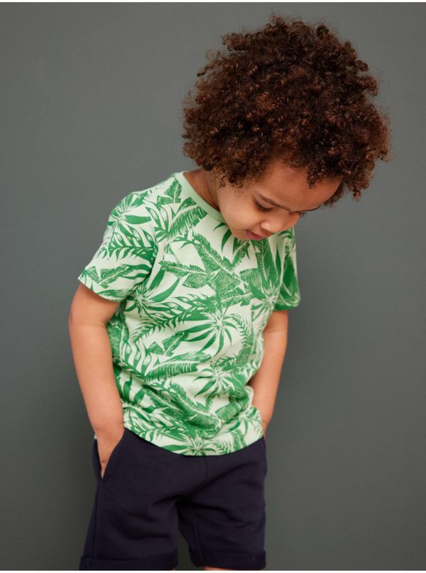 GREEN BOYS' PATTERNED T-SHIRT NAME IT JOE - BOYS