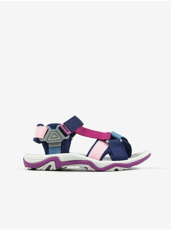 PINK-BLUE GIRLS' SANDALS RICHTER - GIRLS