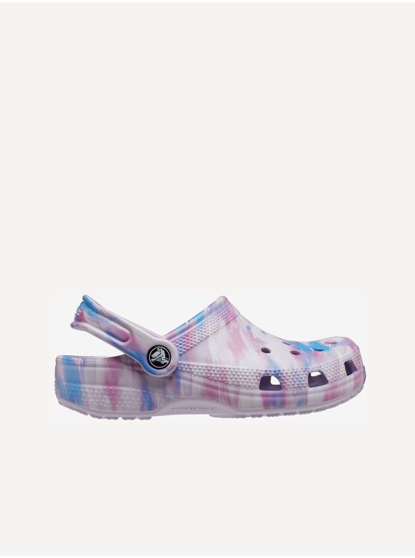 LIGHT PURPLE GIRL'S PATTERNED SLIPPERS CROCS CLASSIC - GIRLS