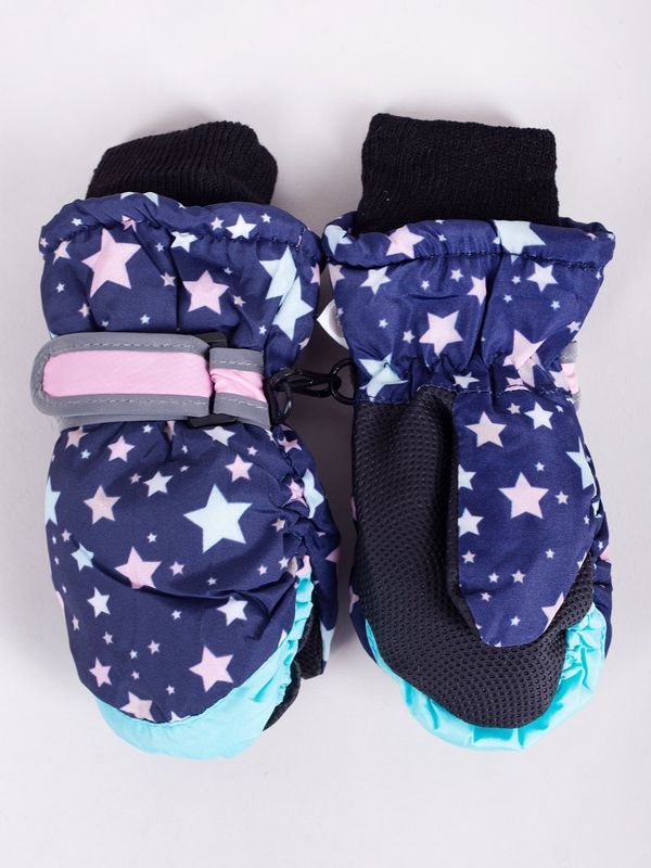 YOCLUB KIDS'S CHILDREN'S WINTER SKI GLOVES REN-0203G-A110 NAVY BLUE