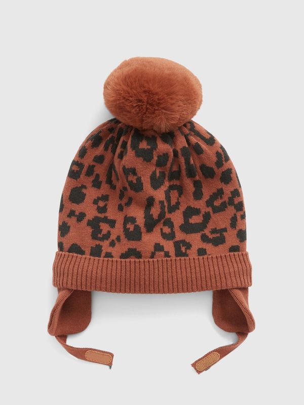 GAP BABY CAP LEOPARD - GIRLS