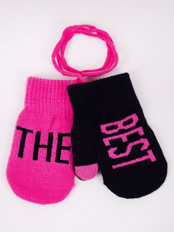 YOCLUB KIDS'S GIRLS' 1-FINGER MITTENS TOUCHSCREEN GLOVES RED-0120G-AA1C-005