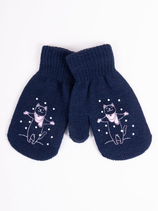 YOCLUB KIDS'S GLOVES RED-0116G-AA1A-001 NAVY BLUE