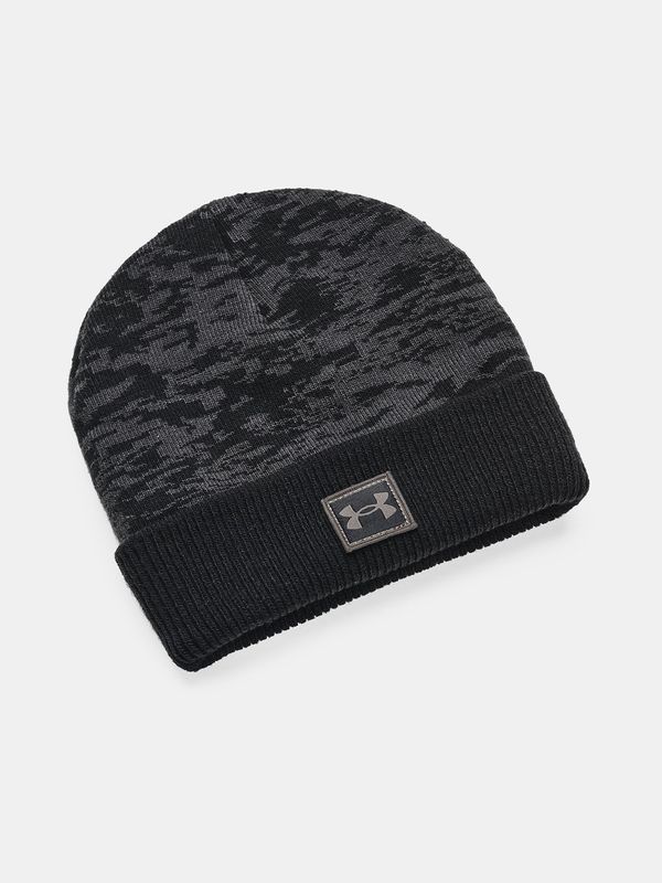 UNDER ARMOUR CAP UA GRAPHIC KNIT BEANIE-BLK - BOYS