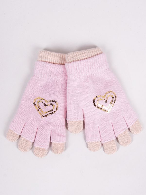 YOCLUB KIDS'S GLOVES RED-0242G-AA50-010