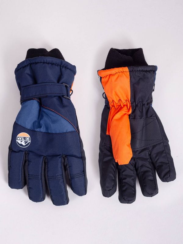 YOCLUB KIDS'S CHILDREN'S WINTER SKI GLOVES REN-0301C-A150 NAVY BLUE