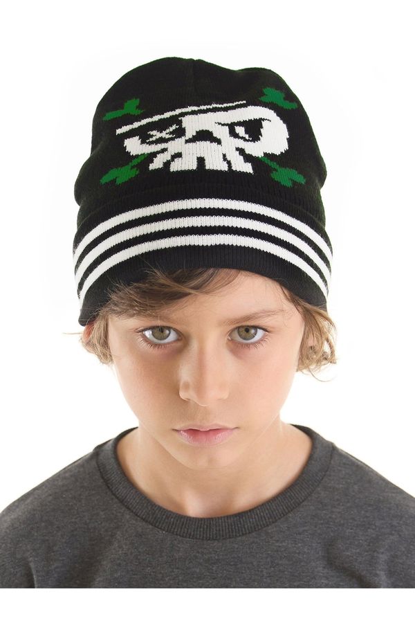 MSHB&G PIRATE BOY KNITWEAR BEANIE BLACK
