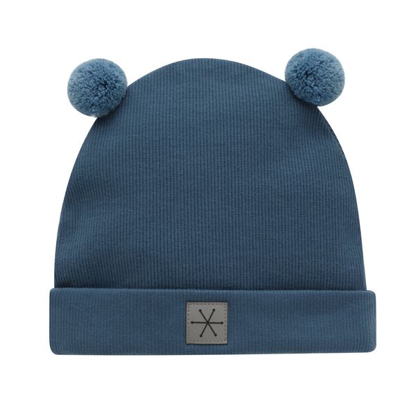PINOKIO KIDS'S WINTER BONNET NAVY BLUE