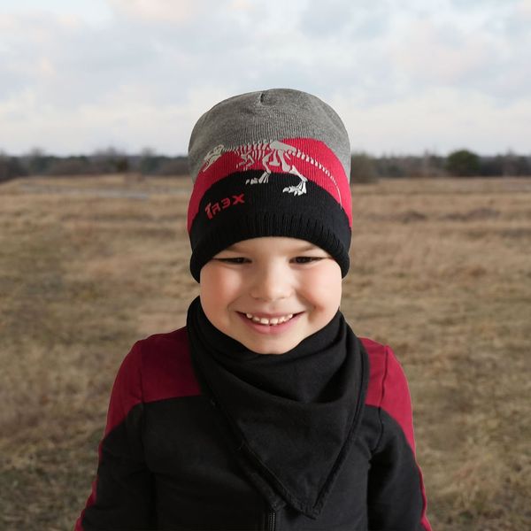 AGBO BOY'S SPRING/ AUTUMN HAT GREY SYRIUSZ