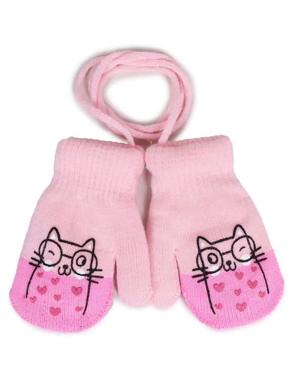 YOCLUB KIDS'S GLOVES RED-0117G-A21A-003
