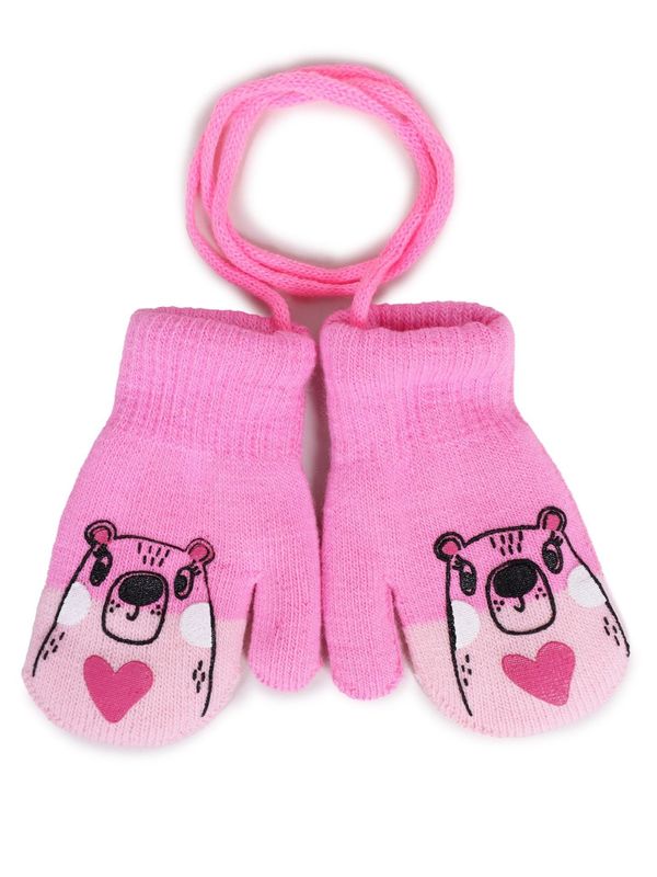 YOCLUB KIDS'S GLOVES RED-0117G-A11A-003