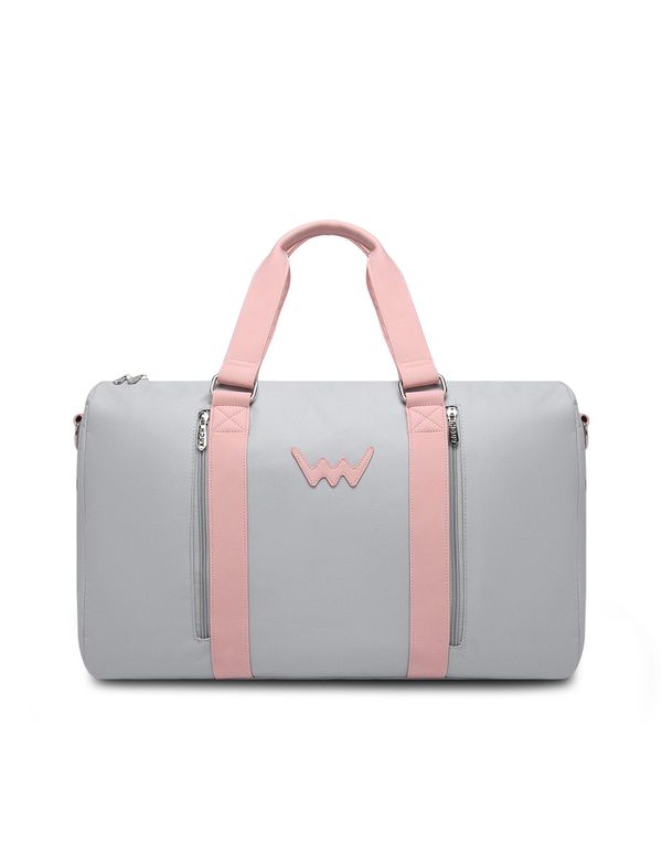 VUCH FATIMA MATT GREY TRAVEL BAG