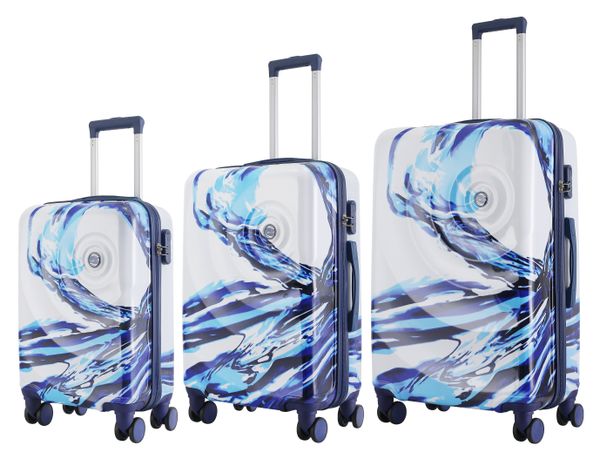 SEMILINE UNISEX'S ABS SUITCASE SET T5653-0