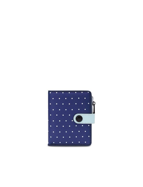 BLUE WOMEN'S POLKA DOT WALLET VUCH CETRIN