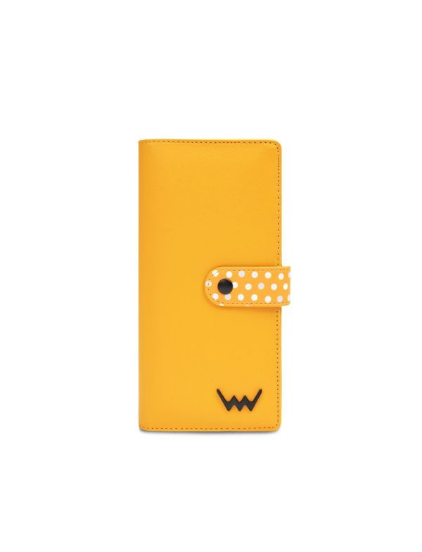 VUCH HERMIONE DOT YELLOW WALLET