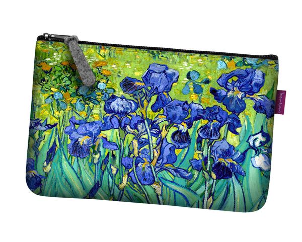 BERTONI UNISEX'S POCKET COSMETIC BAG IRISES