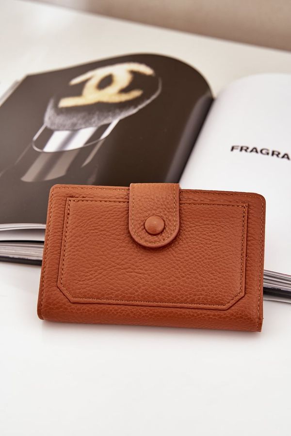 MARKA NIEZDEFINIOWANA LADIES WALLET MADE OF ECO LEATHER BROWN ISAMILLE