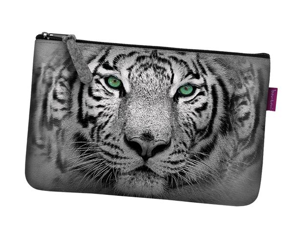 BERTONI UNISEX'S POCKET COSMETIC BAG TIGER