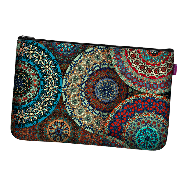 BERTONI UNISEX'S BIG POCKET COSMETIC BAG CASABLANCA