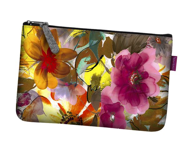 BERTONI UNISEX'S POCKET COSMETIC BAG GARDEN