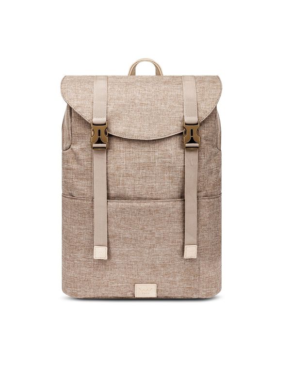 VUCH CORBIN BIG BEIGE CITY BACKPACK
