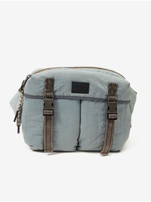 BEIGE-BLUE MEN'S DIESEL BAG - MEN'S