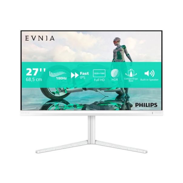 PHILIPS Monitor 27M2N3201A/00 27"/IPS/1920x1080/180Hz/1ms GtG/HDMIx2,DP/Adaptive sync/Pivot/bela