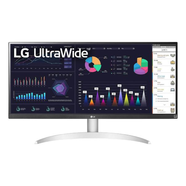 LG Monitor 29WQ600-W 29"/IPS,21:9/2560x1080/100Hz/5ms GtG/HDMI,DP,USB C/freesync/VESA/srebrna