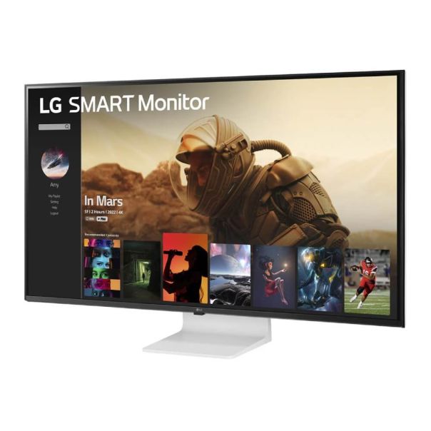 LG Monitor 43SQ700S-W 43"/IPS/3840x2160/60Hz/5ms GtG/HDMIx2,USB,,USB type C/VESA/zvučnici/siva