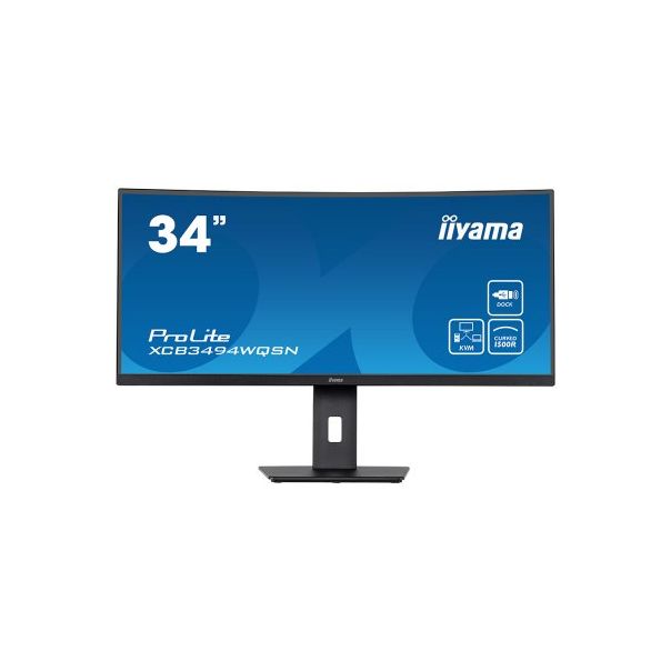 IIYAMA Monitor 34" ETE UW IPS-panel 3440x1440 120Hz 300cd m² 0 4ms (XCB3494WQSN-B5)