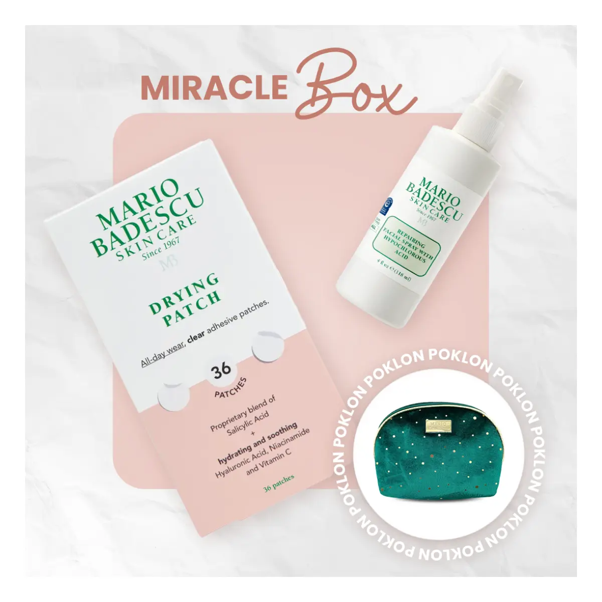 Možda će Vam se
                svideti
Nip+Fab teen fix krema protiv akni 40 ml
Mario Badescu Drying Lotion protiv bubuljica
Miracle box - sprej za obnovu sa hipohlorastom kiselinom + drying p...