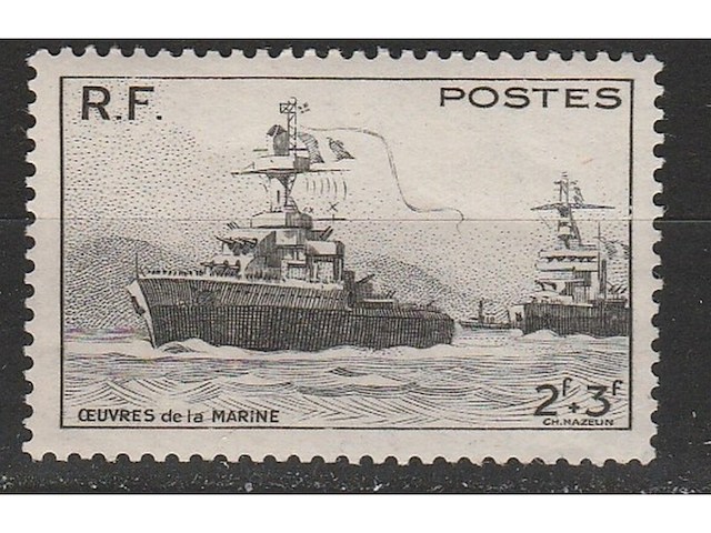 Francuska, France - Works for the Navy - 1946