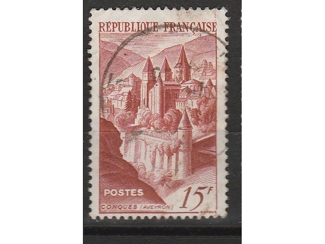 Francuska, France - Abbey of Conques - Avey - 1947