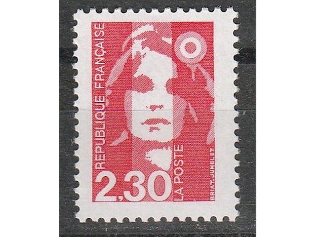 Francuska, France-Marianne of Briat from bookl-1989-MNH