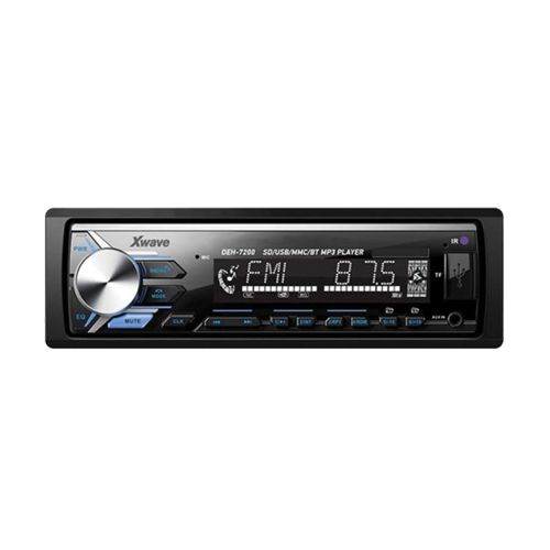 Xwave auto MP3 plejer DEH-7200 ( MP3,FM radio,Bluetooth,USB,SD/MMC/AUX) 4x40W